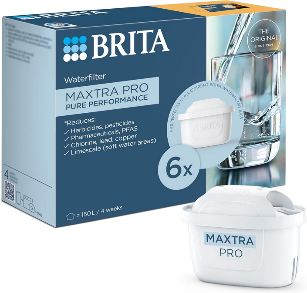 BRITA MAXTRA PRO Pure Performance Water Filter Cartridge x 6 - Bargain ...