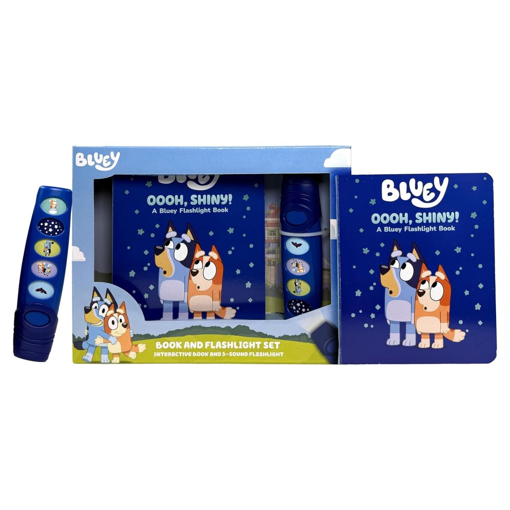 Bluey – Oooh, Shiny! A Bluey Flashlight Toy Adventure Sound - Bargain ...