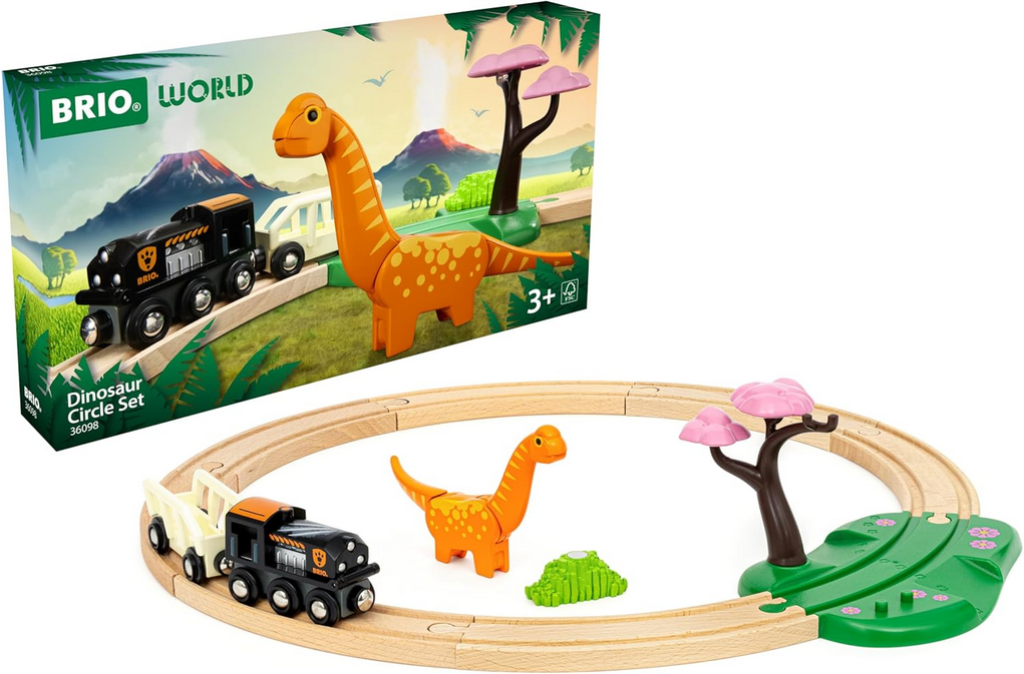 BRIO World Dinosaur Circle Toy Train Set - Bargain Hunter UK Deals