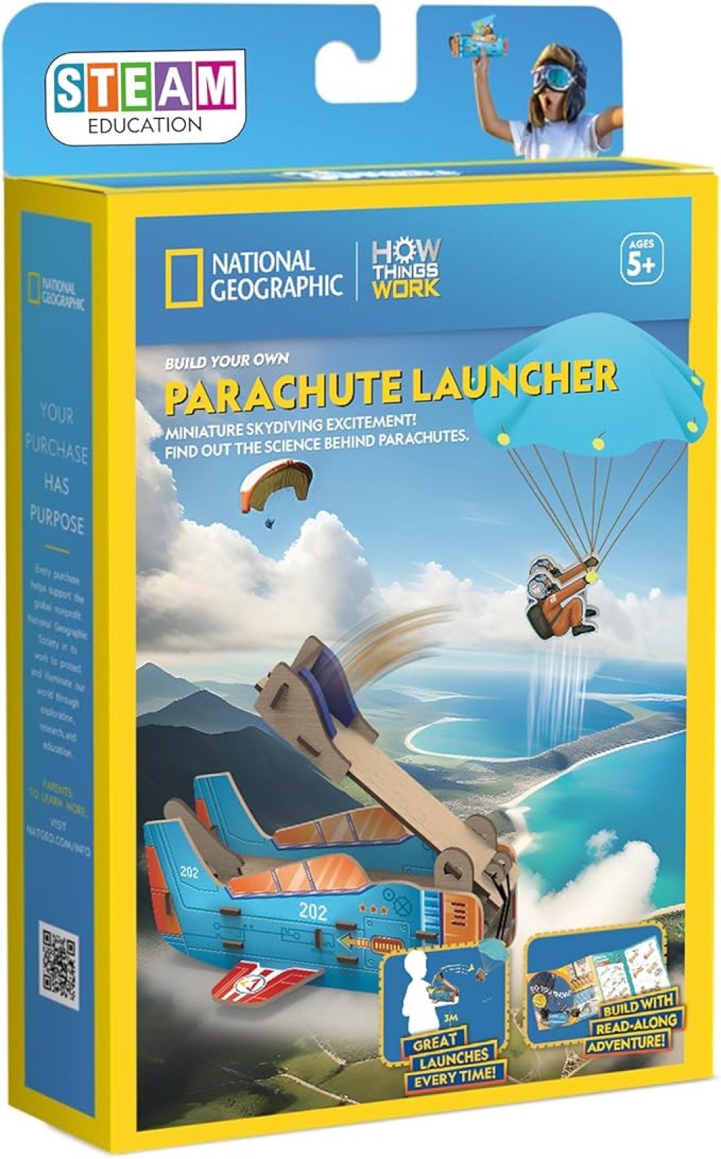 National Geographic Build Your Own Parachute Launcher - Bargain Hunter ...