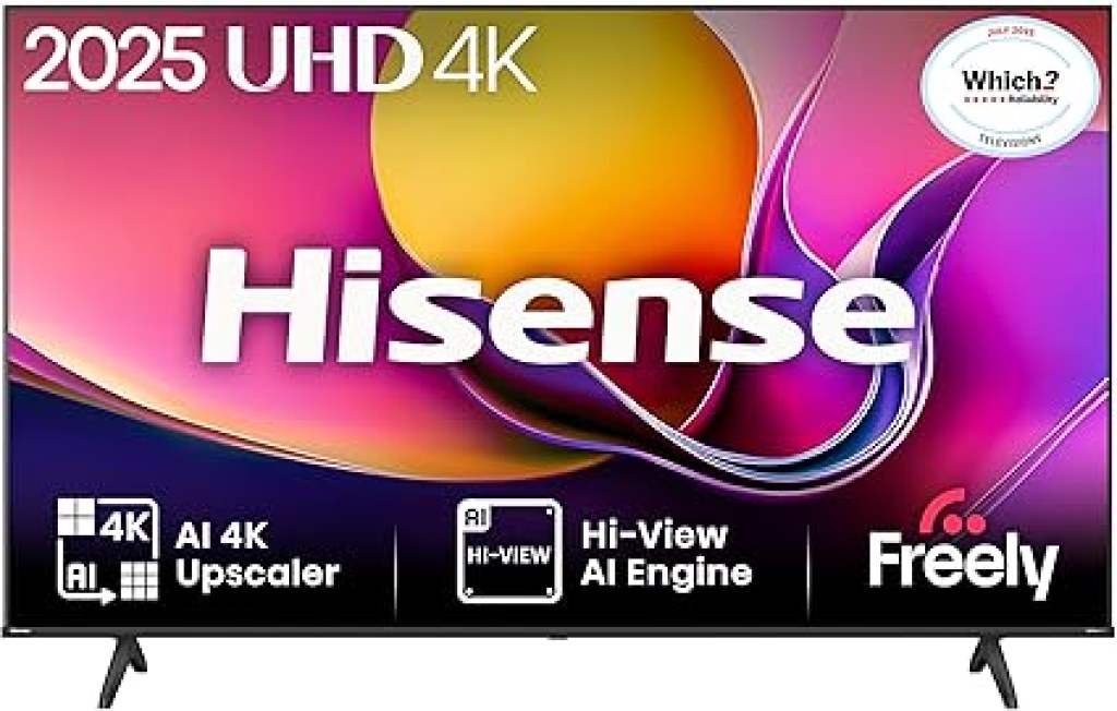 Hisense 50″ 50E6QTUK 4K Ultra HD Smart TV AI TV – 4K UHD - Bargain ...