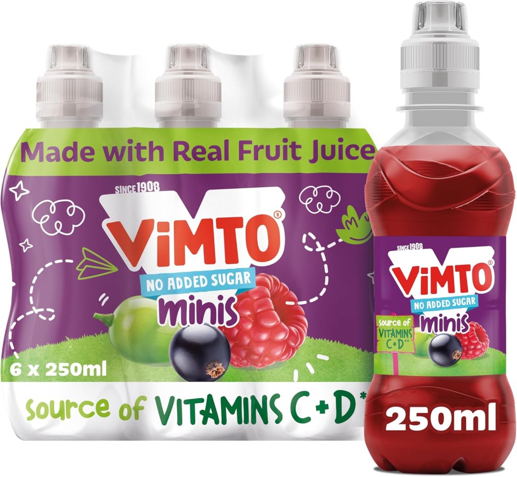 Vimto Kids Juice Drink 6 x 250ml - Bargain Hunter UK Deals