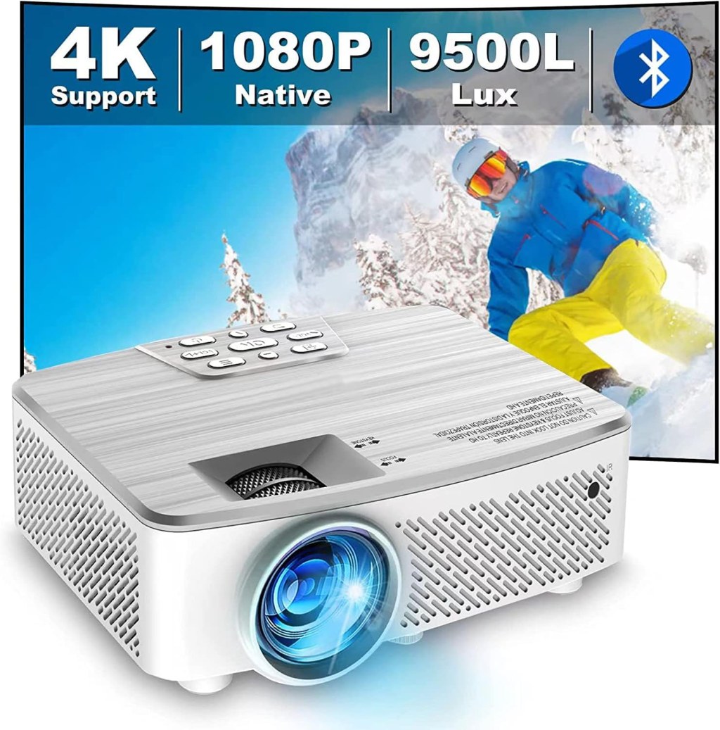 Native Projector 1080P Native Support 4K, Portable Projector - Bargain ...
