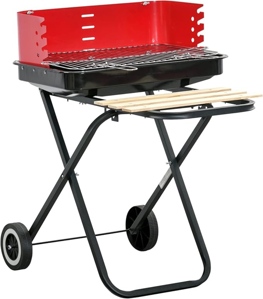 Outsunny Charcoal Trolley BBQ - Bargain Hunter UK Deals