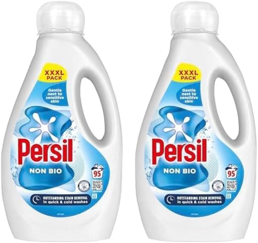 Persil Non Bio Laundry Washing Liquid 95 washes 2PK - Bargain Hunter UK ...