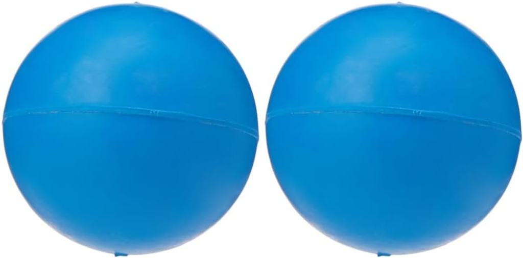 Solid Rubber Ball, 70 mm, Blue (Pack of 2) - Bargain Hunter UK Deals