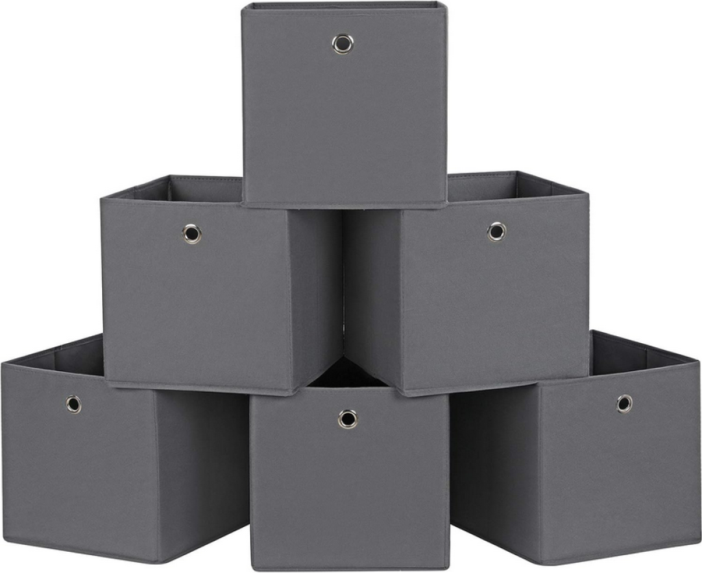 SONGMICS RFB02G-3 Storage Boxes, Set of 6 - Bargain Hunter UK